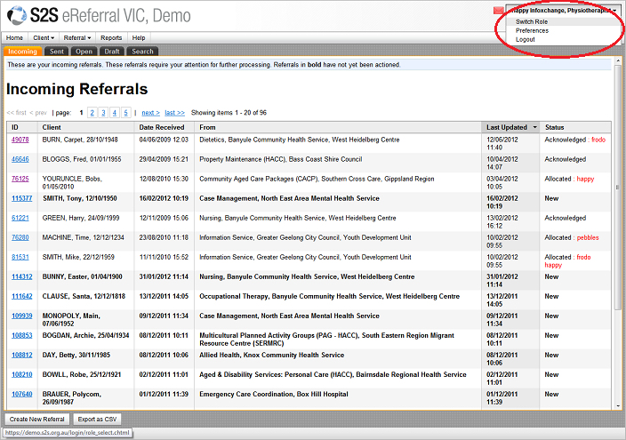 Multiple Roles | S2S Userguide